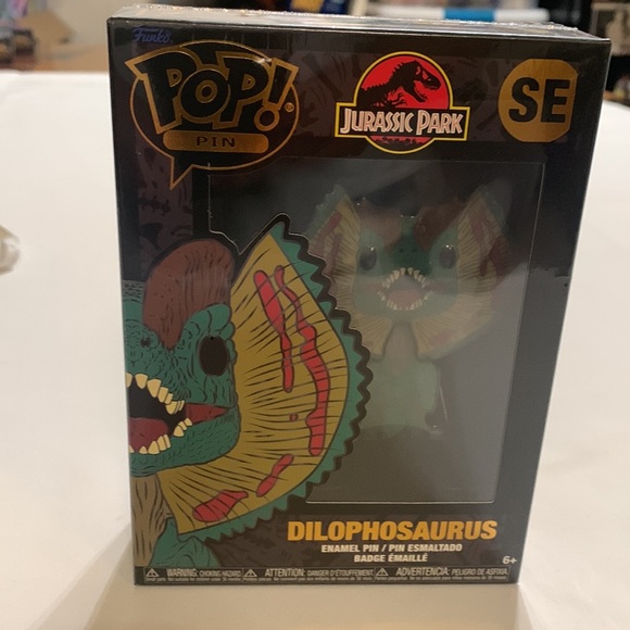 Funko | Toys | Marvel Funko Pop Pin Jurassic Park Se Enamel Pin ...